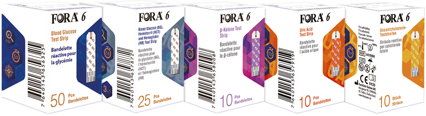 FORA 6 Connect: Blutzuckermessgerät mit Bluetooth und App